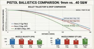 9mm Ballistics Chart